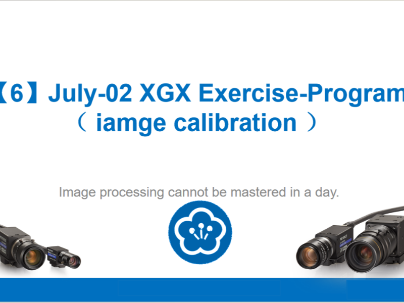 【6】July-02 XGX Exercise-Program（ iamge calibration ） - 力和行企业